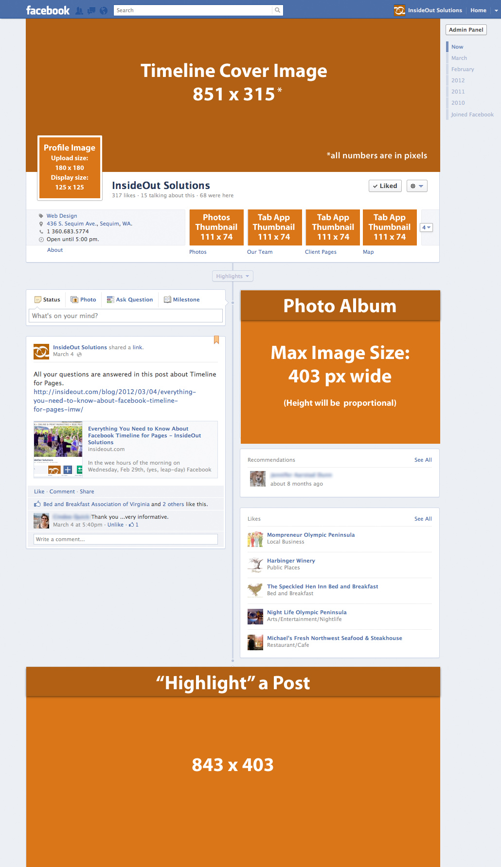 Facebook Timeline Image Size Cheat Sheet English Worksheets: Facebook