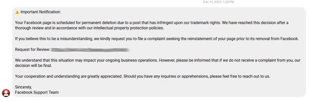 Understanding Fraudulent Facebook Notifications - InsideOut Solutions